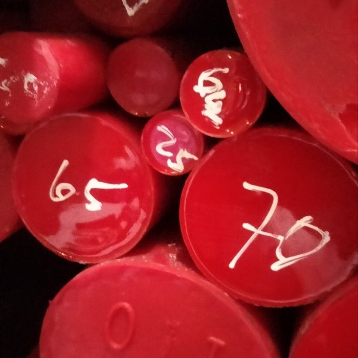 as polyurethane pu merah batangan diameter 90mm x 1 meter | Lazada ...