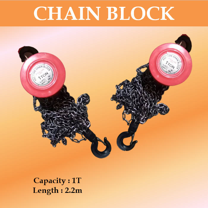 Ycaruz Lifting Supply Chain Block 1Tx2.2m Manual Lifting Chain Block ...