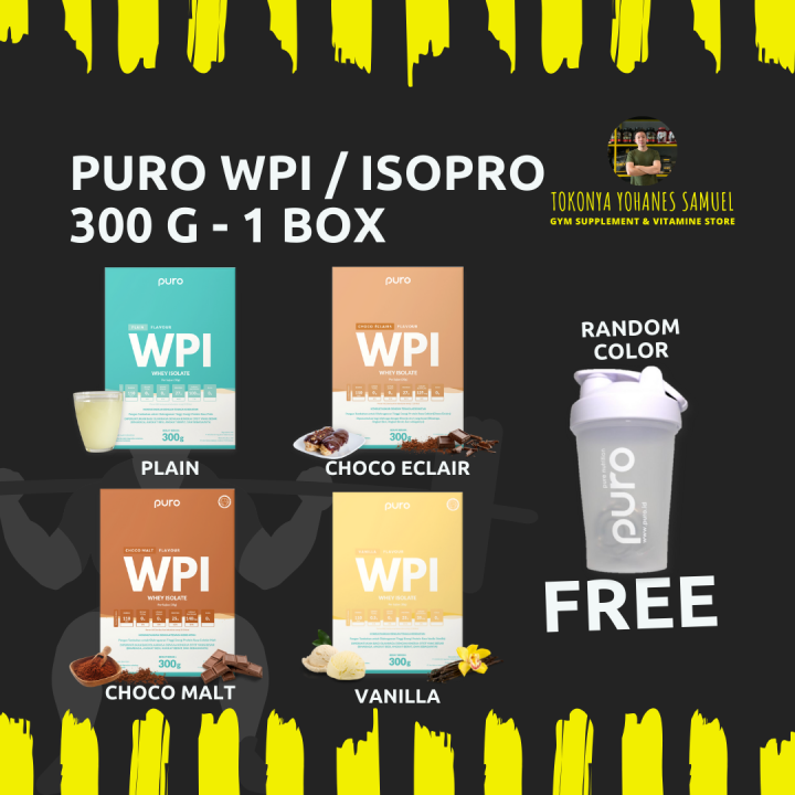 Puro WPI Whey Protein Isolate 300 gr Whey Protein Isolate | Lazada ...