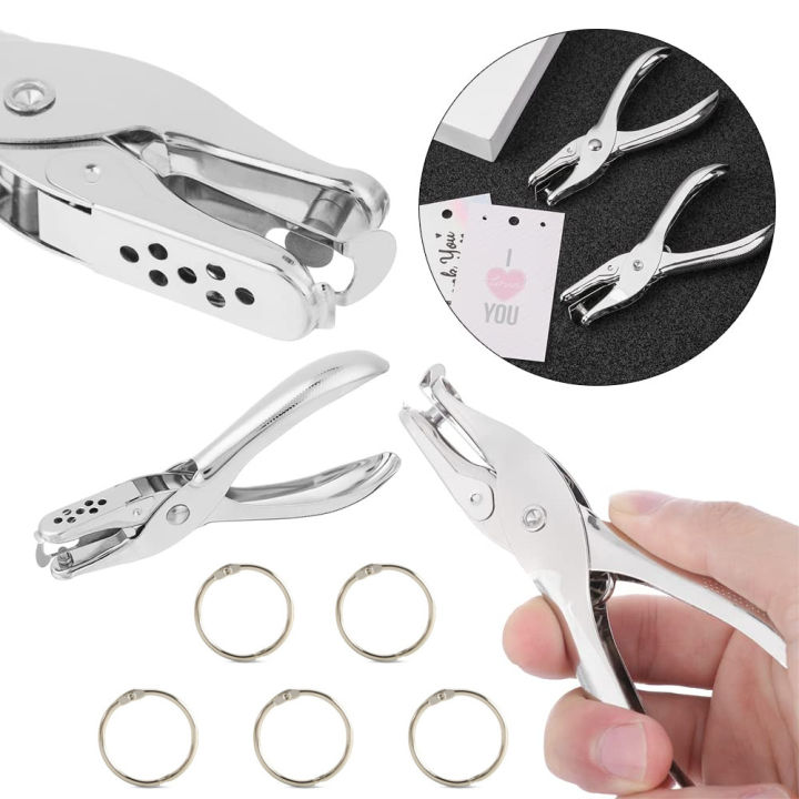 6mm Small Mini Metal Punch Small Round Hole Handheld Paper Punch ...