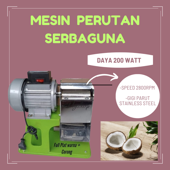 PARUTAN KELAPA LISTRIK - parutan serbaguna multifungsi - Parutan ...