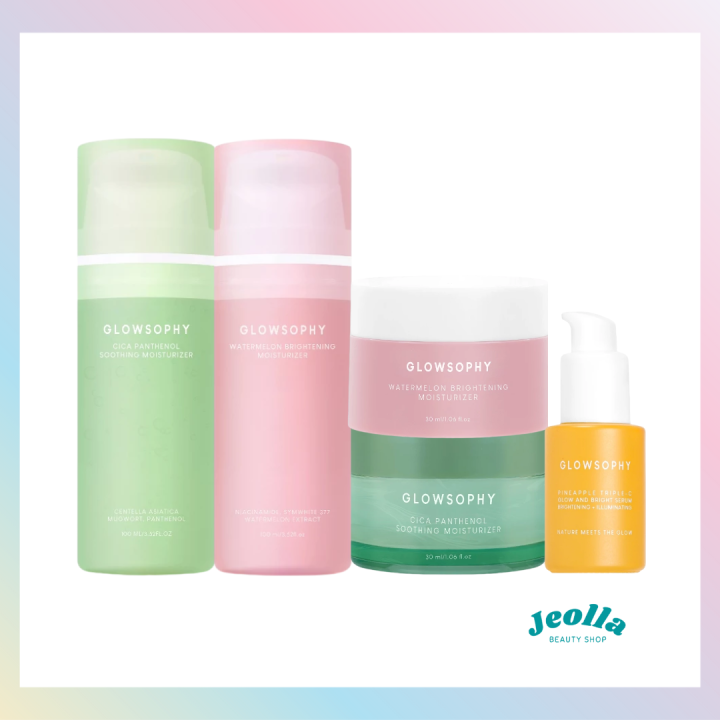 GLOWSOPHY (Watermelon Brightening Moisturizer Skin Barrier Niacinamide ...