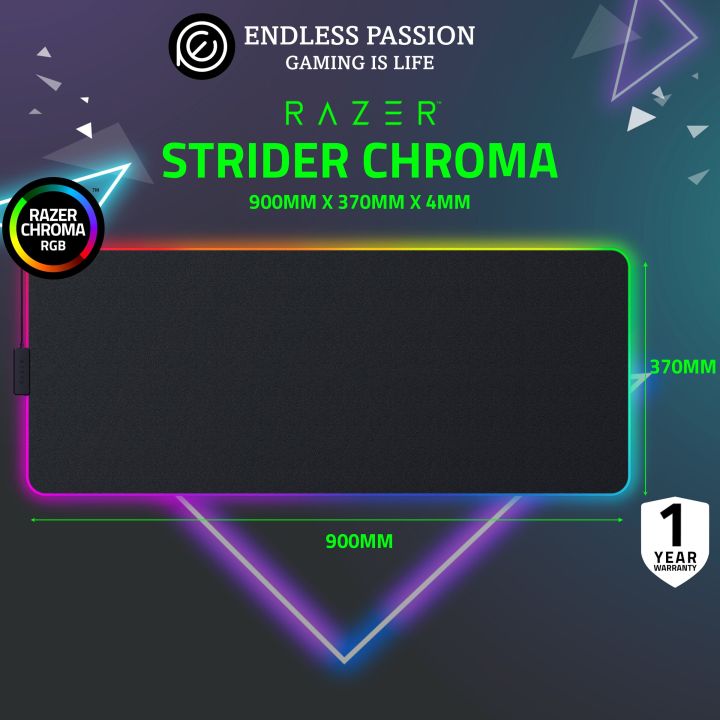 Razer Strider Chroma Hybrid Mouse Mat with Razer Chroma™ RGB | Lazada ...