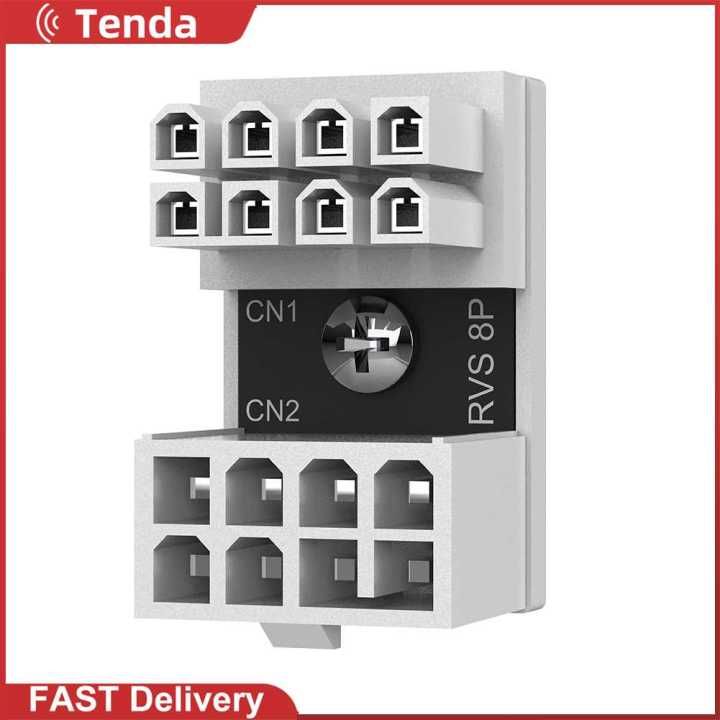 ATX 8 Pin Female to 8 Pin Male Angled Turning Connectors Computer Parts ...