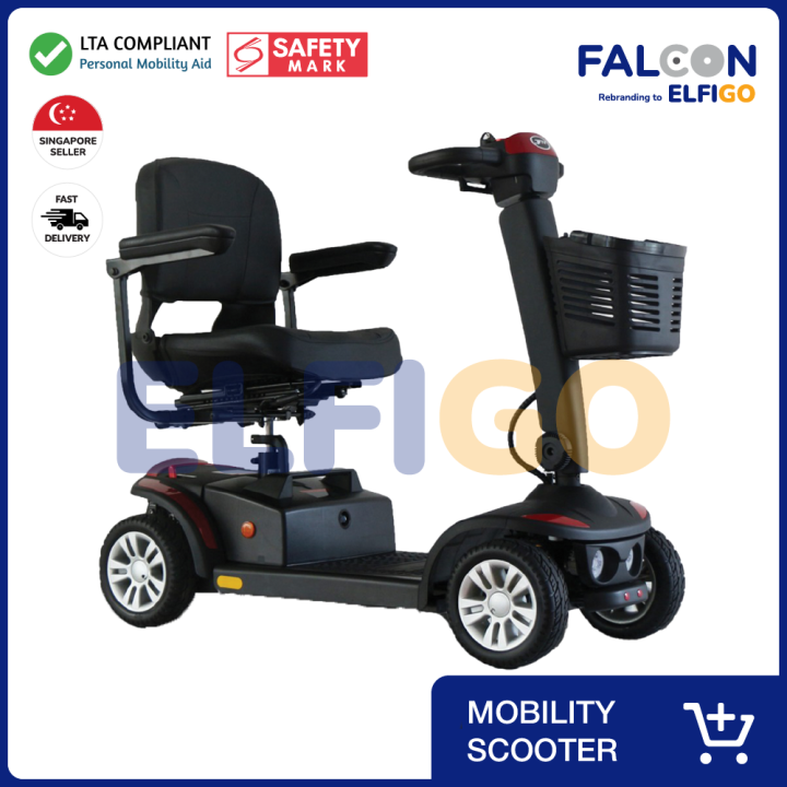 Budget-Lite Plus 4-Wheel Mobility Scooter - LTA Compliant Personal ...