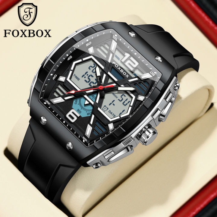 LIGE Digital Watch Men Original FOXBOX Multifunction Luminous ...