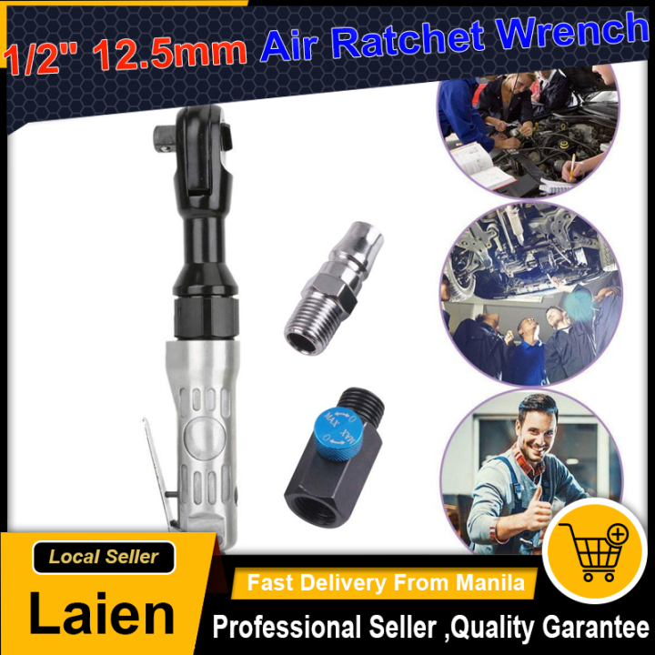 1/2" Square Head Drive Air Powered Drive Angle Impact Air Ratchet ...