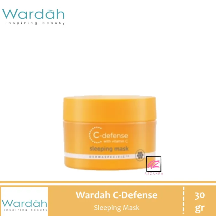 WARDAH C-Defense Sleeping Mask - 30gr / NIght Cream | Lazada Indonesia