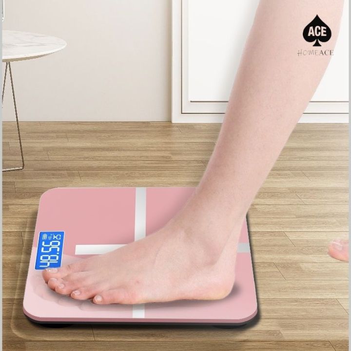 HomeAce USB Charging Home Electronic Human Scales Smart Health Weight Scale MAX 180KG Digital ...