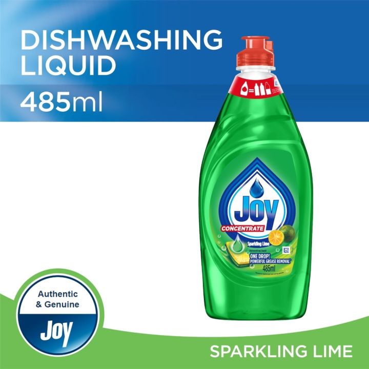 Joy Concentrated Dishwash Liquid Bottle Lime (780/485ml) by P&G | Lazada