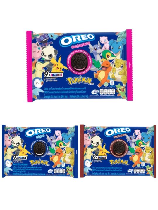 [Oreo Pokémon] Oreo Pokémon Pika โอรีโอ โปเกมอน รุ่นโปเกมอน 248.4g (27 ...