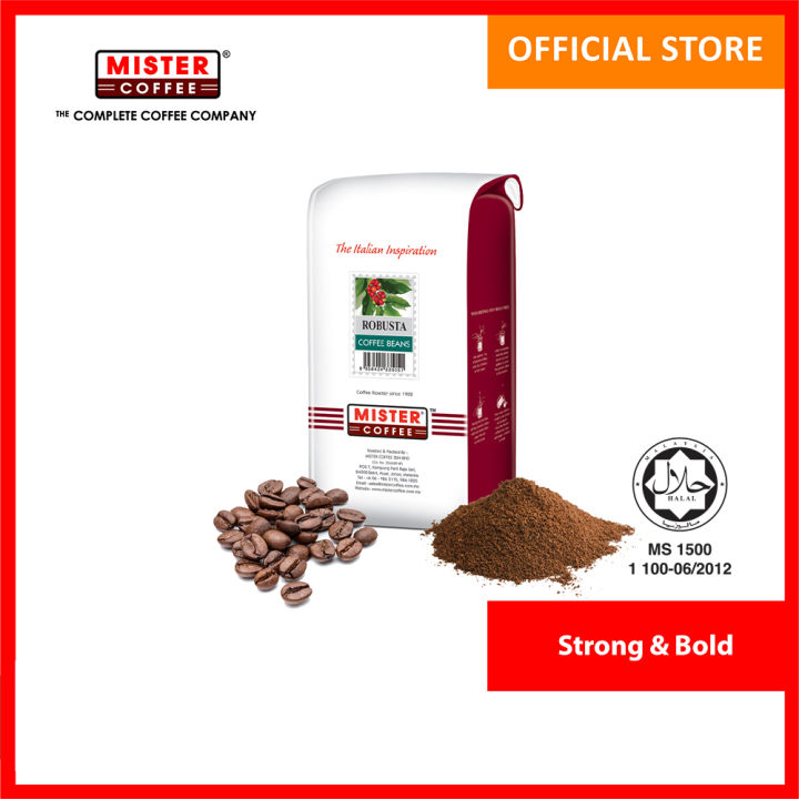 [Mister Coffee] Coffee Powder & Coffee Bean - Robusta (500g) - Suitable ...