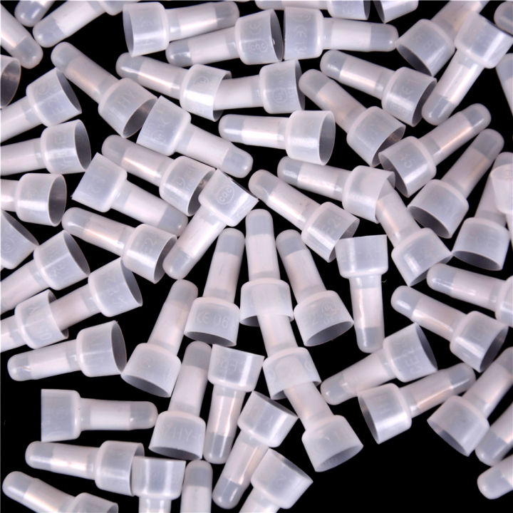Ginca 100pcs Closed End Crimp Caps Electrical Wire Terminals Connector ...