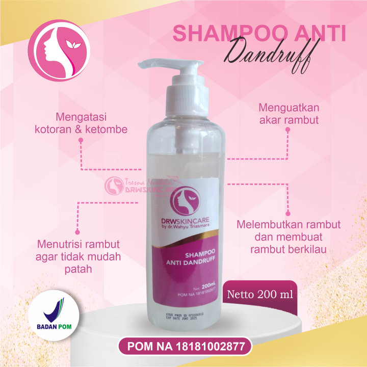 DRW Skincare Shampoo Anti Dandruff Shampo Anti Ketombe Penghilang Ktombe Drw Shampoo Anti ...