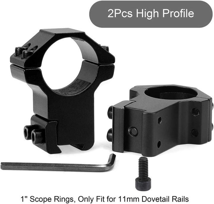 【Free Shipping/COD】100% Original 2PCS 25.4mm 1" High Profile Scope ...