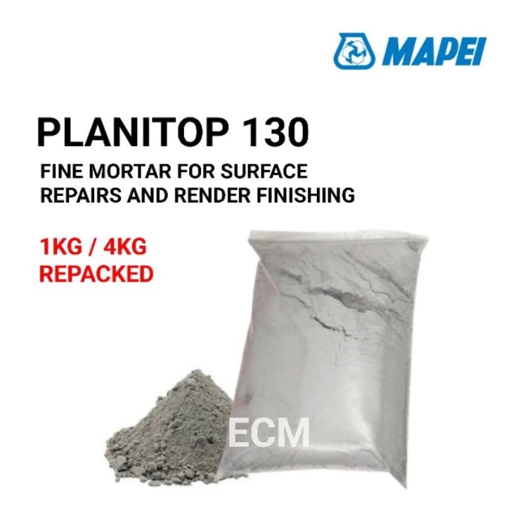 MAPEI PLANITOP 130 (4KG / 1KG BAG) FINE MORTAR FOR SURFACE REPAIRS AND ...