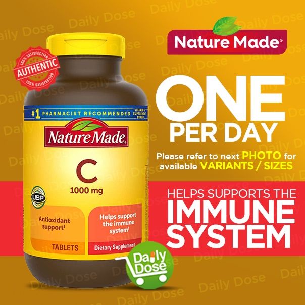 Nature Made Vitamin C 1,000 mg., Tablets | Lazada PH