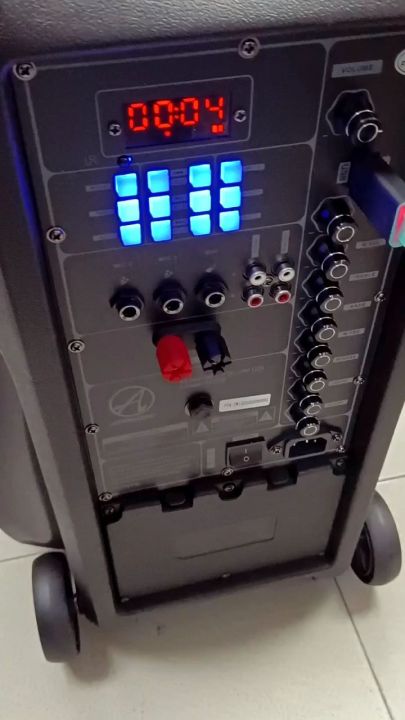 Ampaudio 12" 15" Portable Speaker 500W 800W PA System JW-123 JW-153 FM ...