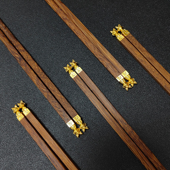 Mahogany chopsticks twelve zodiac signs, year of the dragon, birth year ...