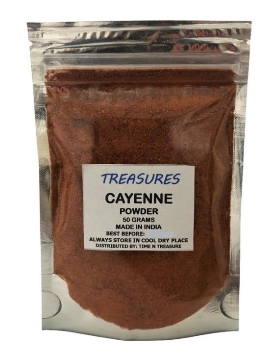 Treasures Cayenne Powder - Medium Spicy Red Pepper - 100% Pure From ...