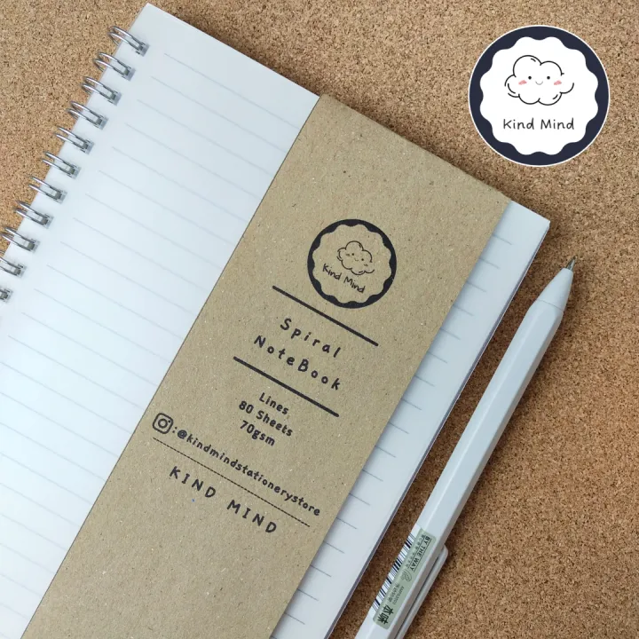 Kind Mind | Notebook with Spiral Binder | For Bullet Journal, Note ...