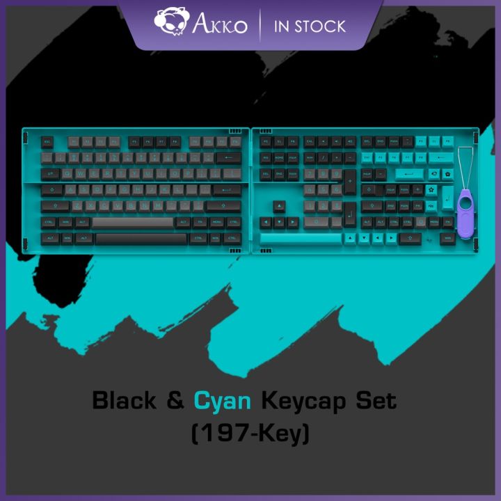 Original AKKO ASA Profile PBT doubleshot keycap for mx stem keyboard ...