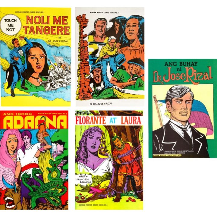 Tagalog Comics- Jose Rizal El Filibusterismo Noli Me Tangere Florante ...