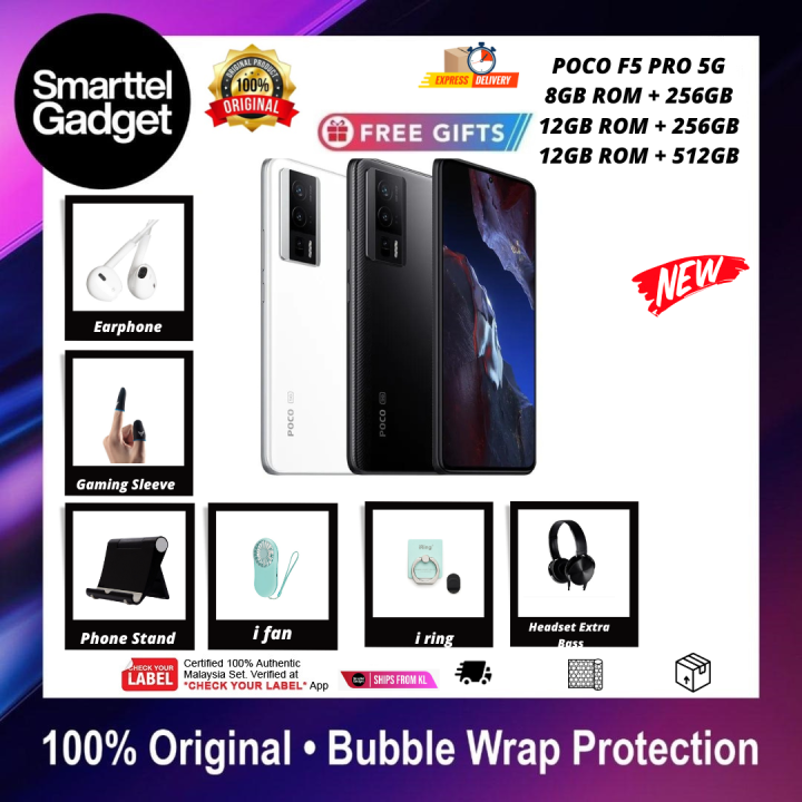 POCO F5 Pro 5G (8+256GB / 12+256GB / 12+512GB) 120Hz Amoled Display, Snapdragon 8+ Gen 1 🎁 ...