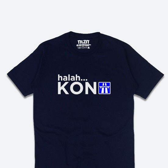 Kaos Baju Combed 30S Distro HALAH KON TOL kntl polos custom indonesia ...