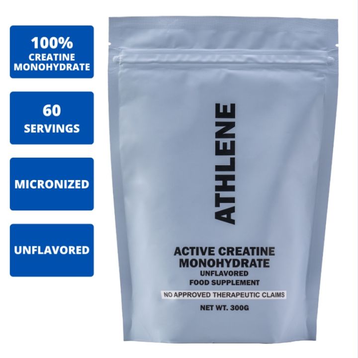Active Creatine Monohydrate 100% Whey Protein Isolate Powder 300G 60 ...