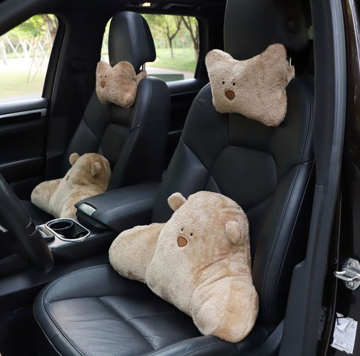 หมอนรองคอในรถ เบาะรองเอวสำหรับที่นั่งในรถ หมอนพิงหลัง บรรเทาปวด ช่วยให้ ...