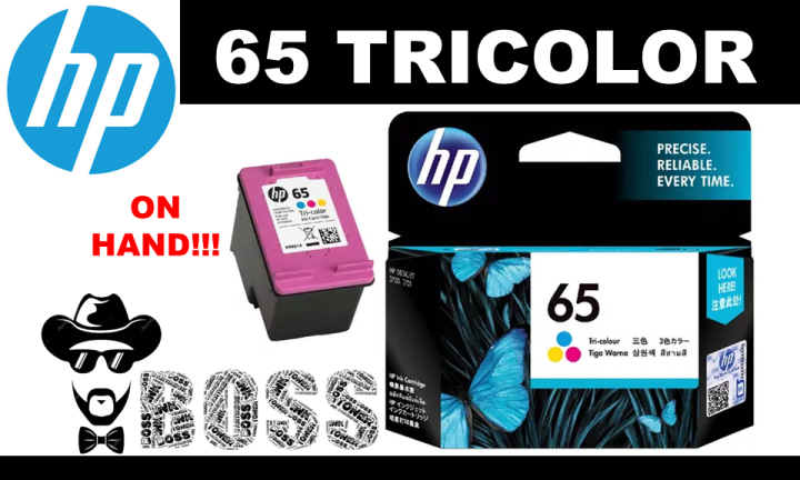 HP 65 Tricolor Original Ink Cartridge | Lazada PH
