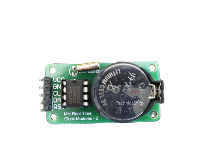 DS1302 โมดูลนาฬิกา RTC Real Time Clock Module Free CR2032 3V Battery ...