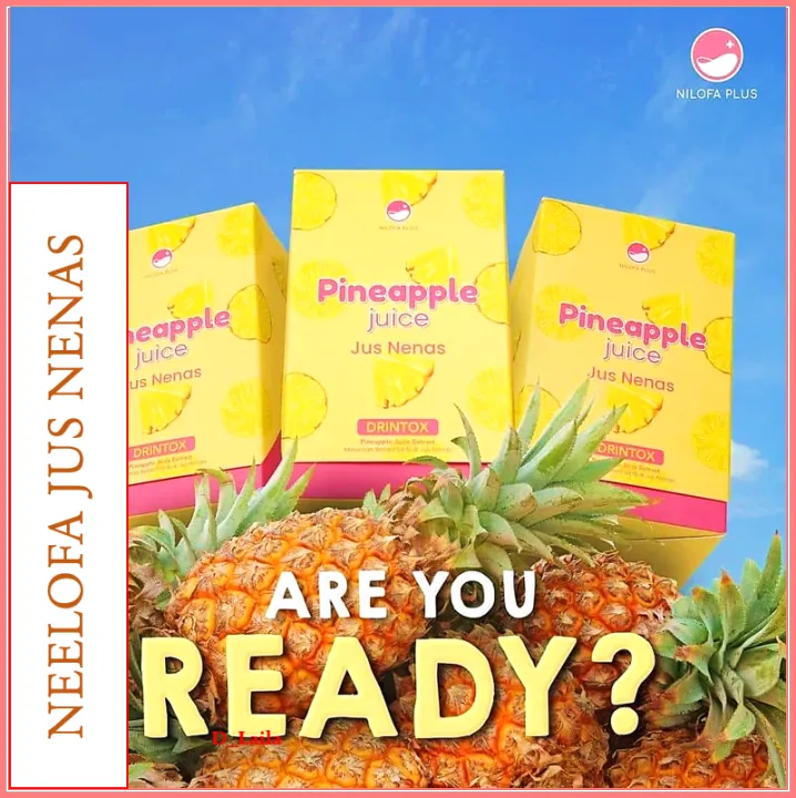 Nilofa Plus Pineapple Juice Drintox by Neelofa Original DRINK TOX ...