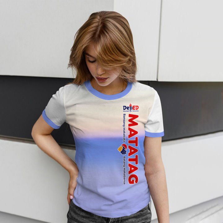 Full Sublimation Shirt DepEd Matatag Uniforms Teachers Day T-shirts ...