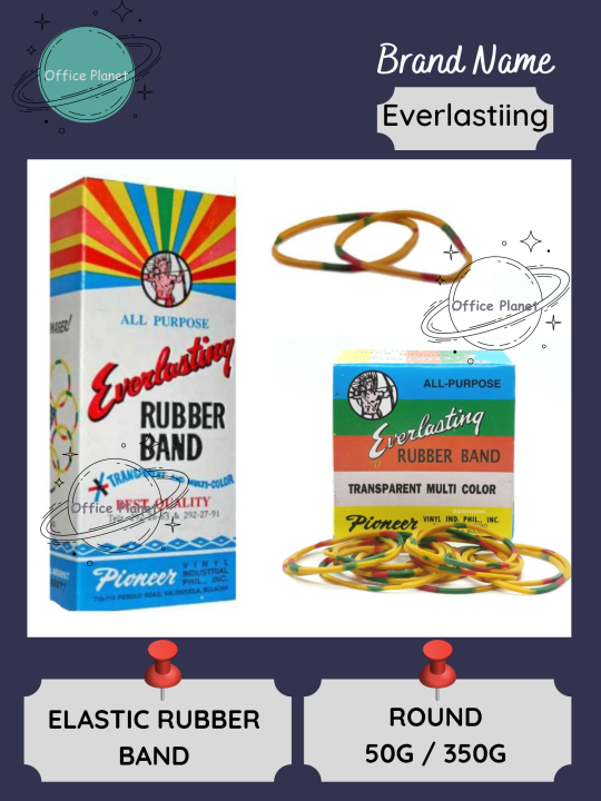 Rubber Band Everlasting Brand Elastic Band Colored Rubber Bands ...