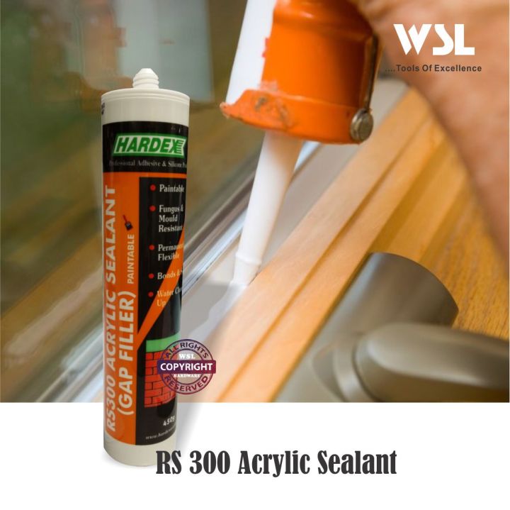 Hardex RS300 Acrylic Caulk In Colour Gap Sealant ( Gap Filler ) | Lazada