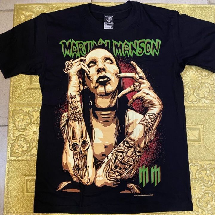 Marilyn Manson Black Shirt | Lazada PH