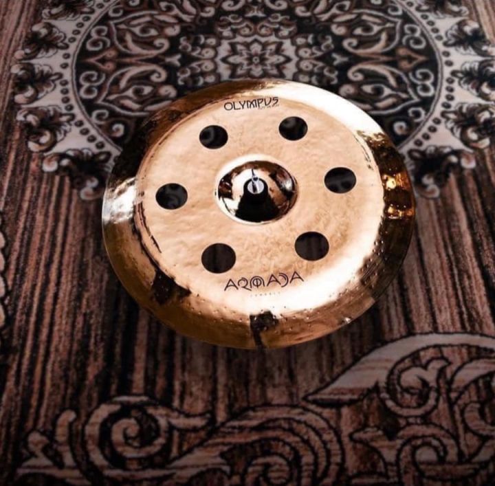ARMADA Cymbals B20 Metal OLYMPUS China Stacker with FREE DRUMSTICK ...