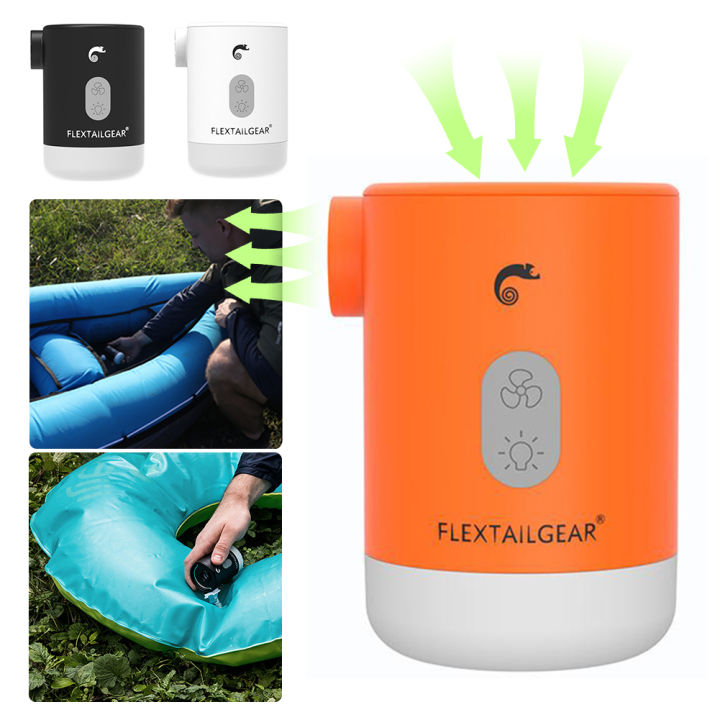 4-in-1 Portable Air Pump Camping Equipment Compressor Inflator With ...