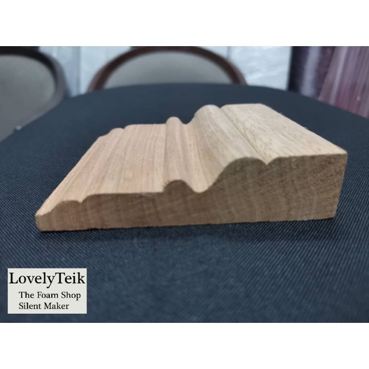 SK94 Skirting Premium Kayu Nyatoh/Flooring Skirting/Hardwood Baseboard ...