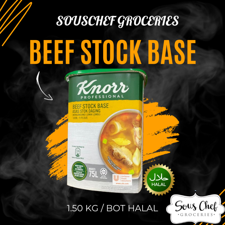 KNORR BEEF STOCK BASE 1.5KG/TUB HALAL | Lazada Singapore
