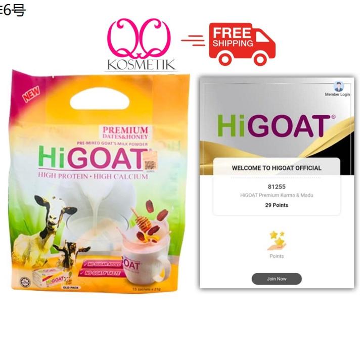(17.88) HI GOAT Susu Kambing Kua Madu 15s HIGOAT 100 ORIGINAL HQ Borong ...