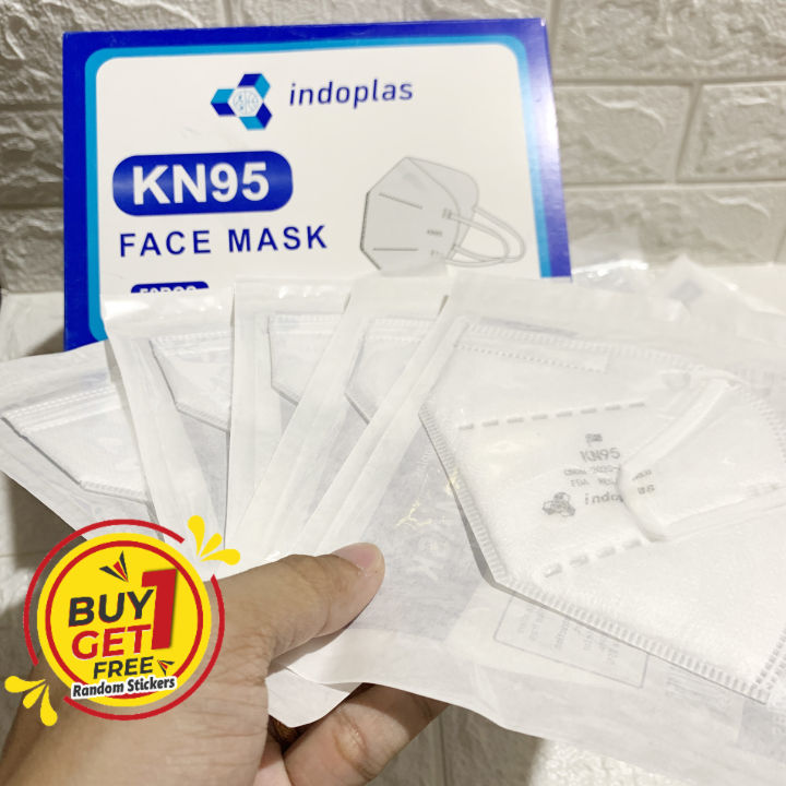 Indoplas KN95 Protective Face Mask Authentic FDA approved Sold/pcs w/o ...