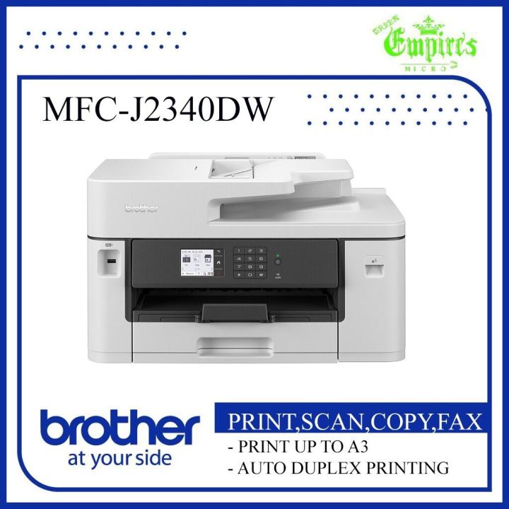 Brother MFC-J2340DW A3 ALL in One 3-in-1 Wireless Color Inkjet Printer ...