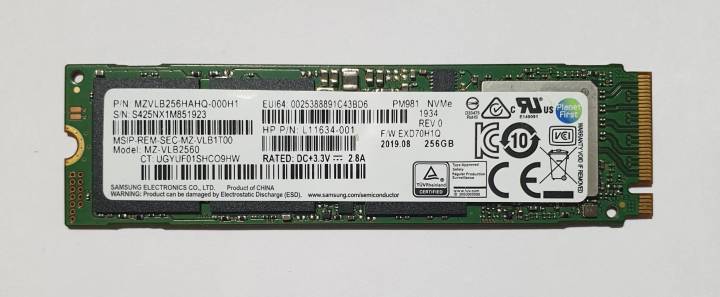 HDD (ฮาร์ดดิส) M.2 256GB มือสอง toshiba hynix Intel | Lazada.co.th