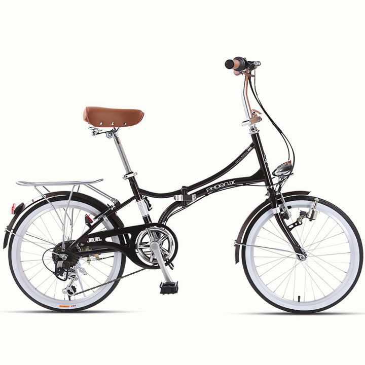 20 inch 7 Speed Folding Bike High Carbon Steel Frame Easy Folding City ...