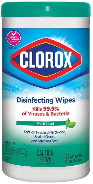 Clorox Disinfecting Wipes (Fresh Scent) 75 Count Each PACKAGING MAY VARY | Lazada PH