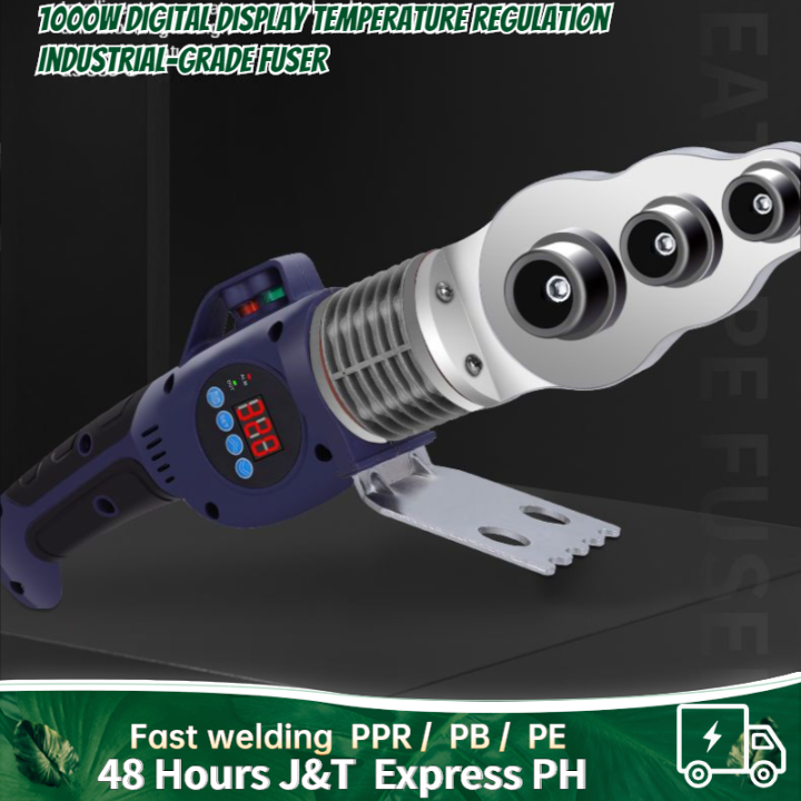 PPR Fusion Welding Machine Electronic Plastic Tube Pipe Fuser 1000W CNC ...