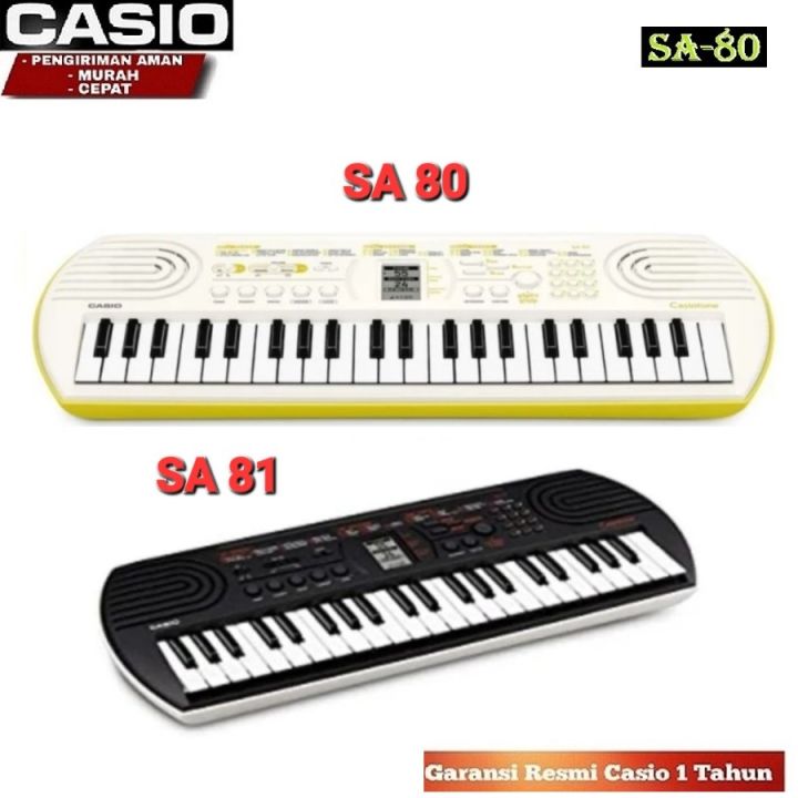 Keyboard CASIO SA-80 SA81 SA 80 Garansi Resmi 1 Tahun Keyboard CASIO SA ...